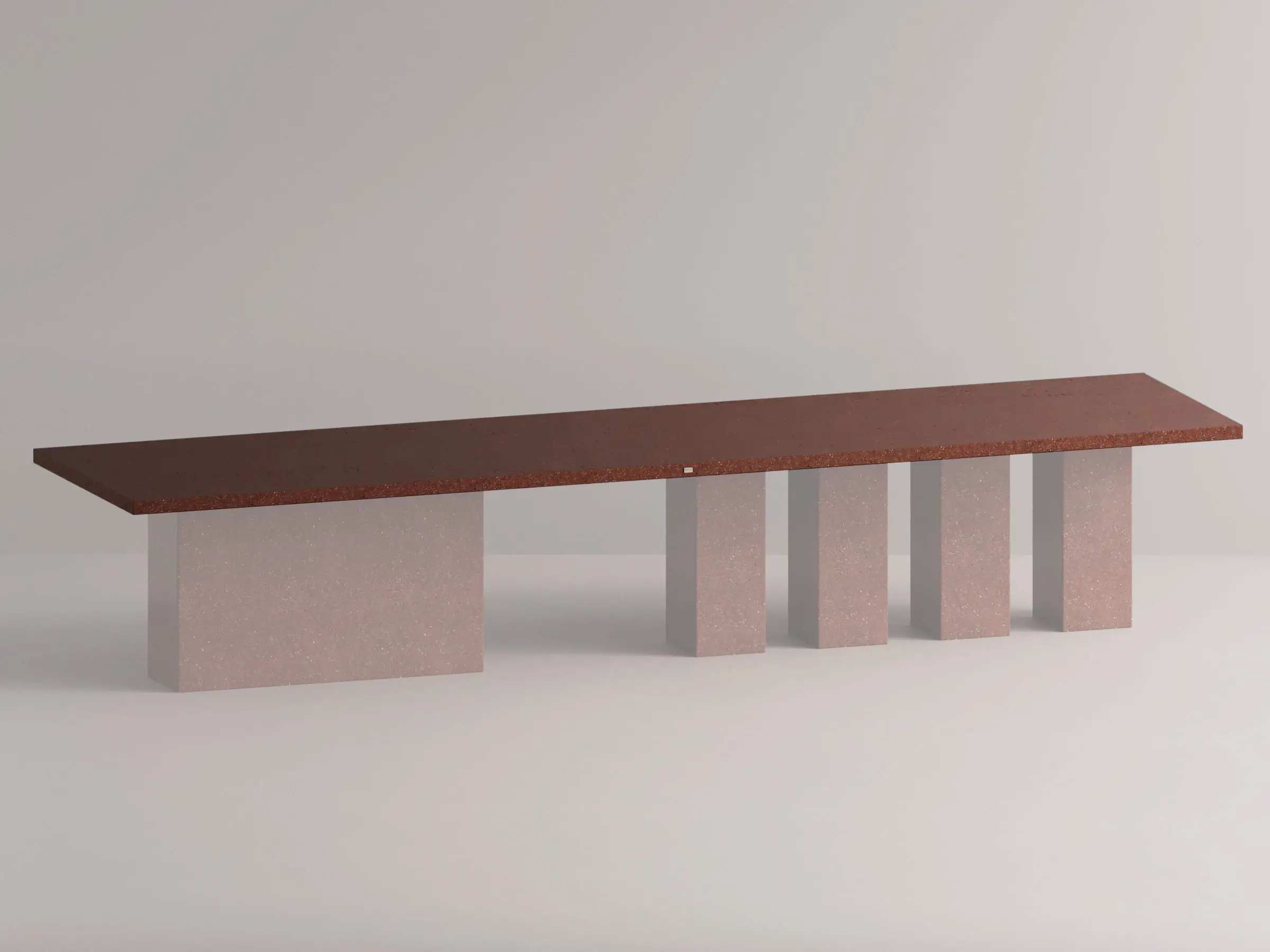 Table Model Rod with Stylish Leg Design | Concrete Table | Kalif Design